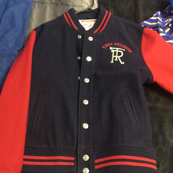True Religion | Jackets & Coats | True Religion Varsity Jacket | Poshmark